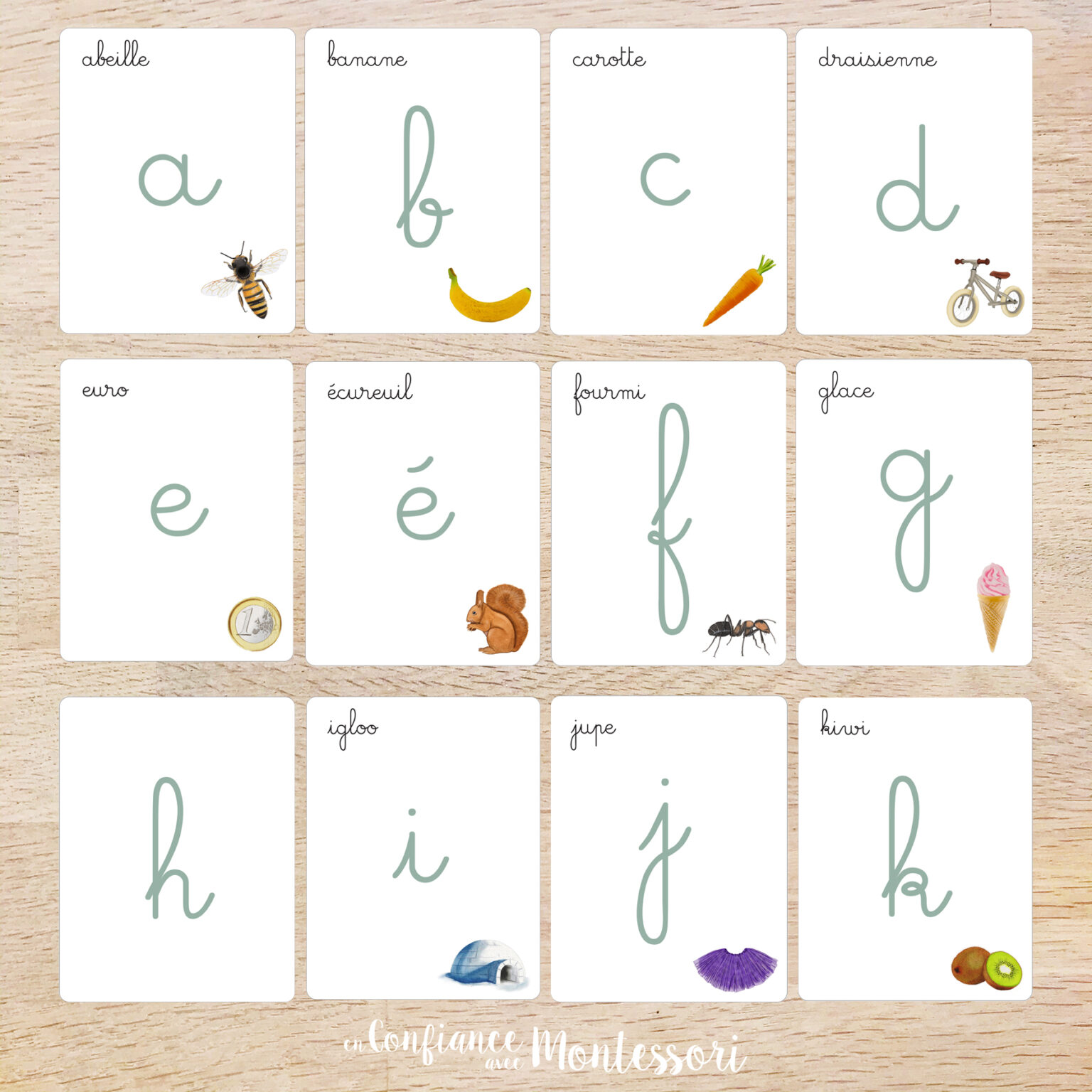 cartes imagier des couleurs